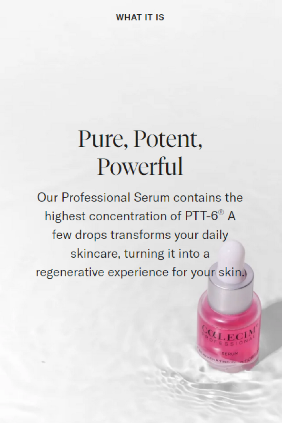 Calecim Professional - Advanced Stem Cell Skin Regenerative Serum 5 ml ...